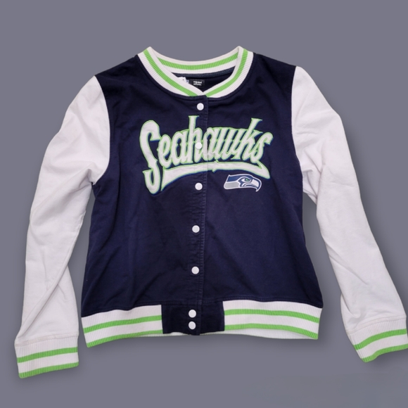 NFL | Jackets & Coats | Seattle Seahawks Nfl Letterman Jacket | Poshmark